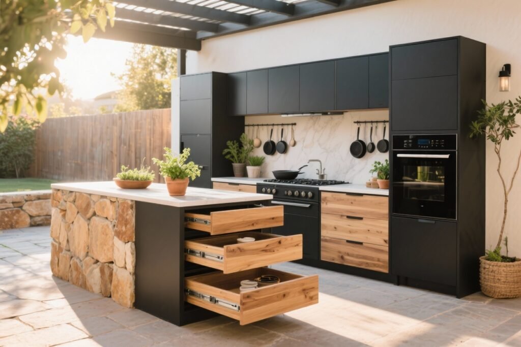 10 Covered Outdoor Kitchen Designs for All-weather Entertaining You’ll ...